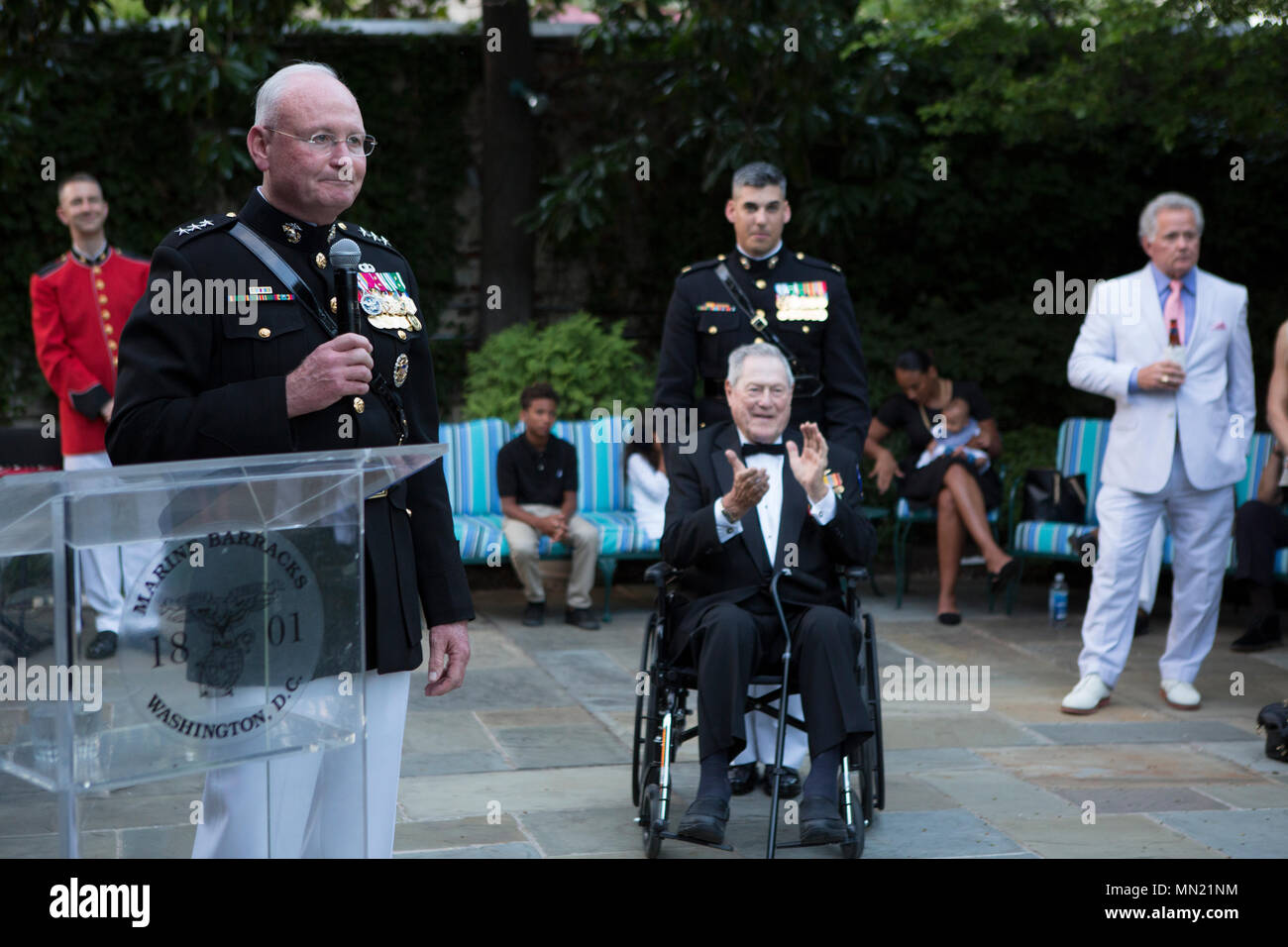 U.S. Marine Corps Lt. Gen. James B. Laster, Director of Marine Corps ...