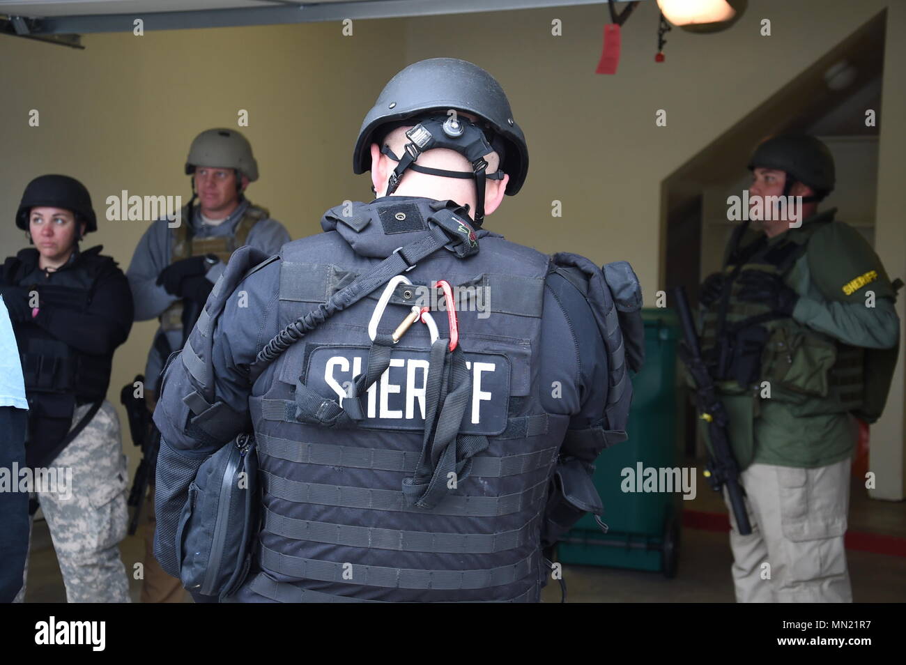 El Paso County SWAT trainees exercised scenarios, such as searching and ...
