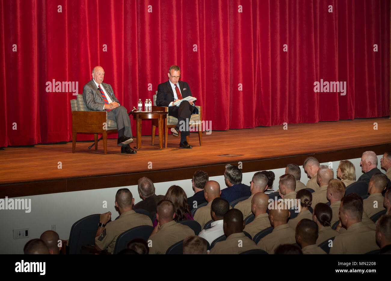 The honorable George P. Shultz, left, former U.S. Secretary of State ...