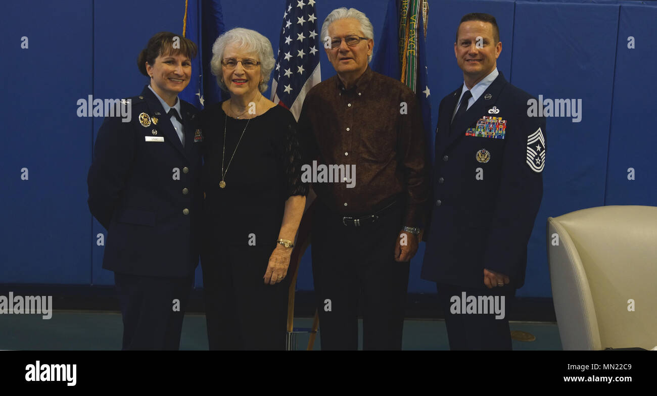 Col. Jennifer Grant, 50th Space Wing commander, and Chief Master Sgt ...