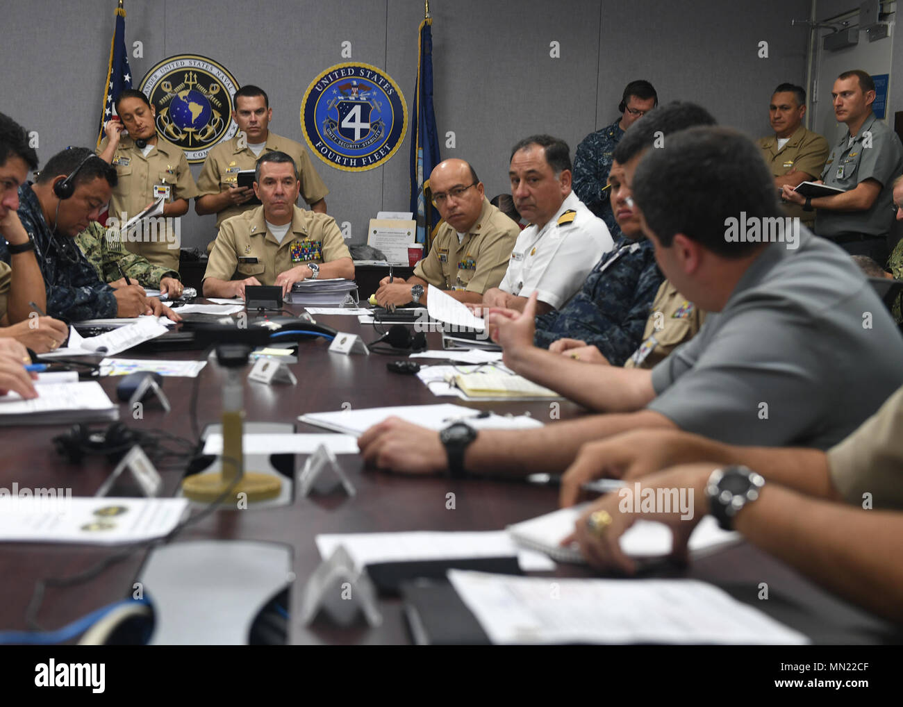 MAYPORT, Fla. (Aug. 15, 2017) – Colombian navy Rear Adm. Villegas ...
