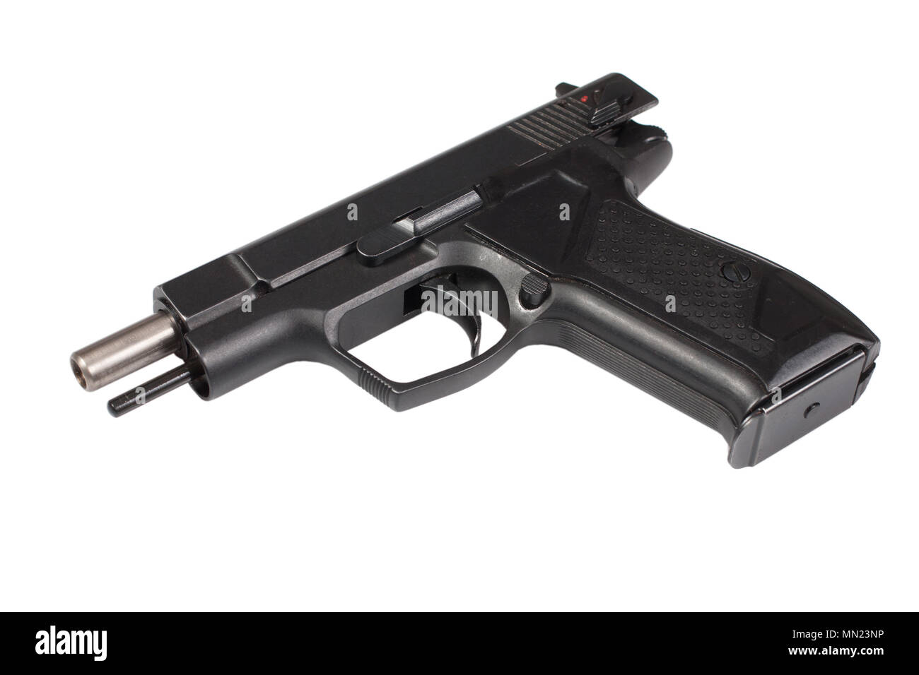 hand gun isolated on white background Stock Photo - Alamy