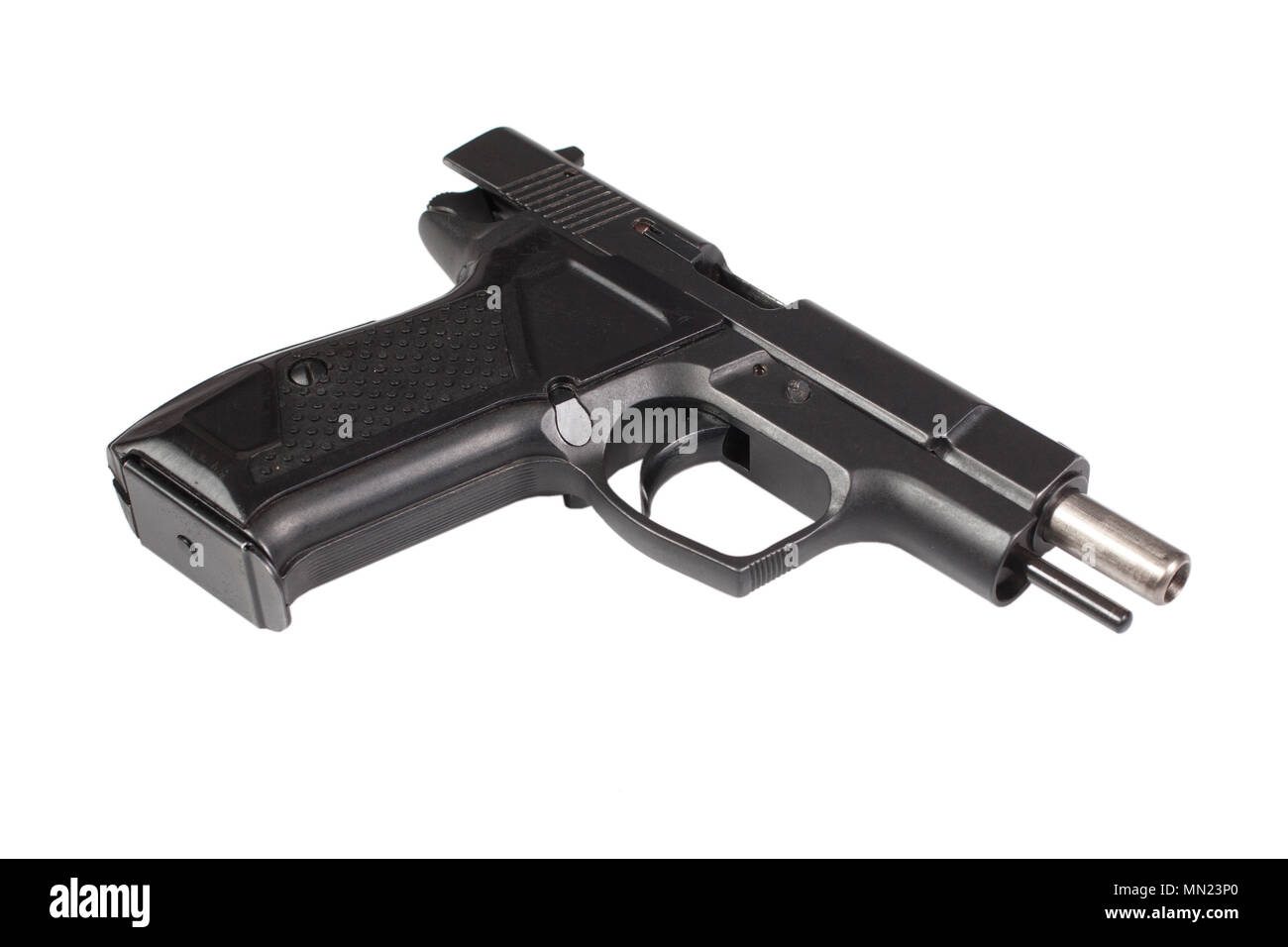 hand gun isolated on white background Stock Photo - Alamy