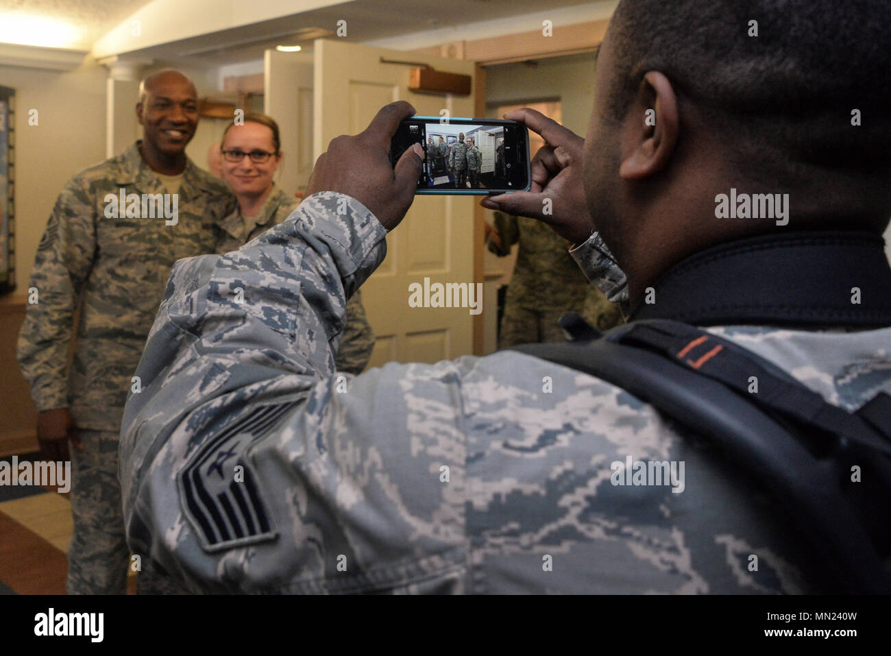 Chief Master Sergeant of the Air Force Kaleth O. Wright and Staff Sgt ...