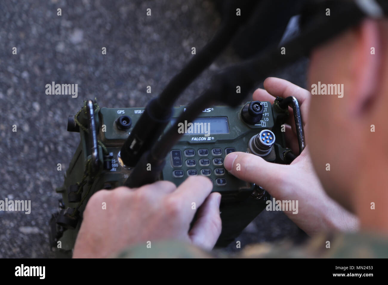U.S. Marine Corps Maj. Eben Buxton a CH-53E Super Stallion pilot with ...