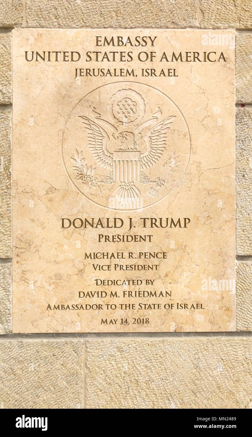 The new plaque engraved on the side of the building in preparation for ...