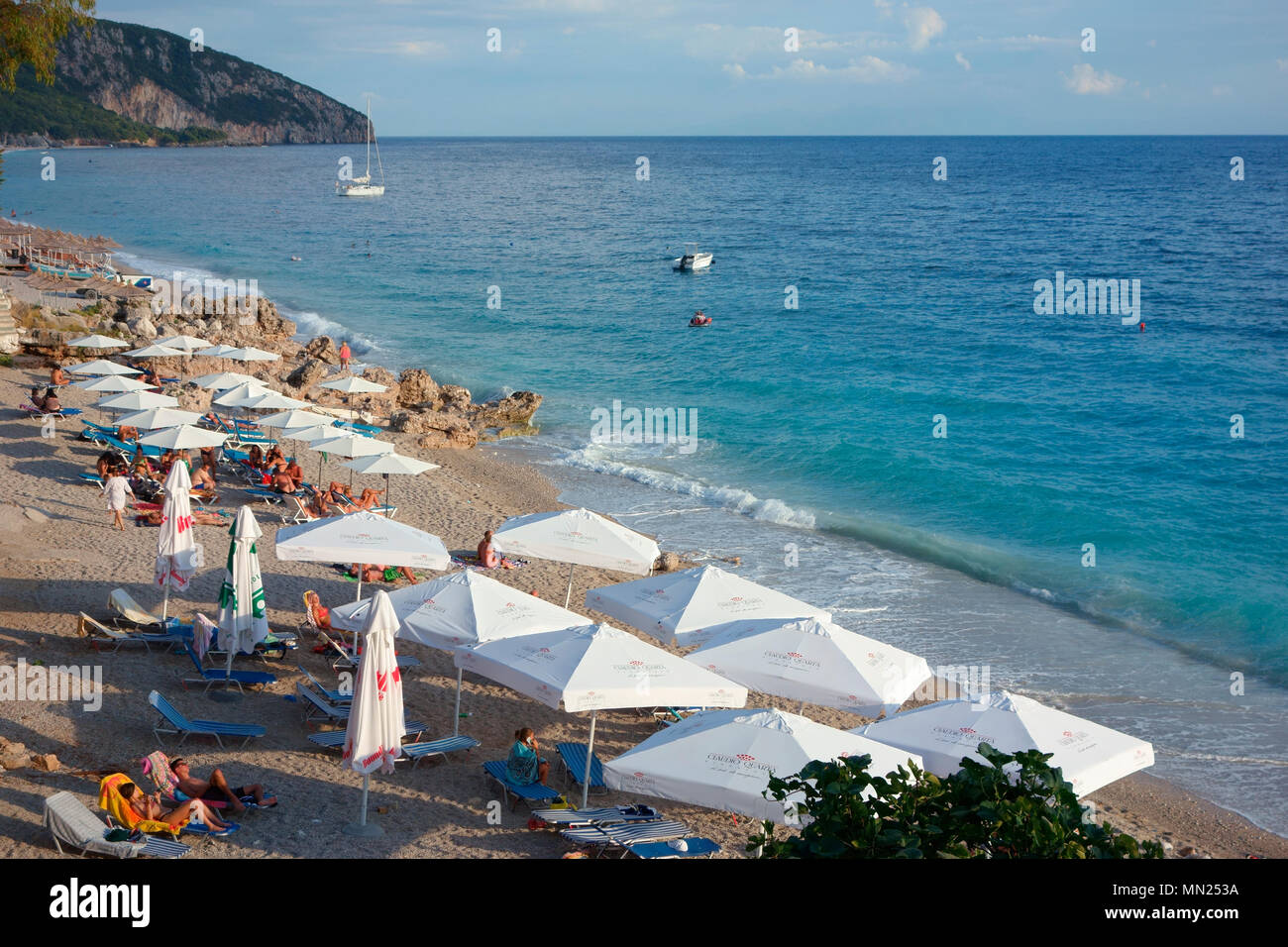 Albania beach dhermi hi-res stock photography and images - Alamy