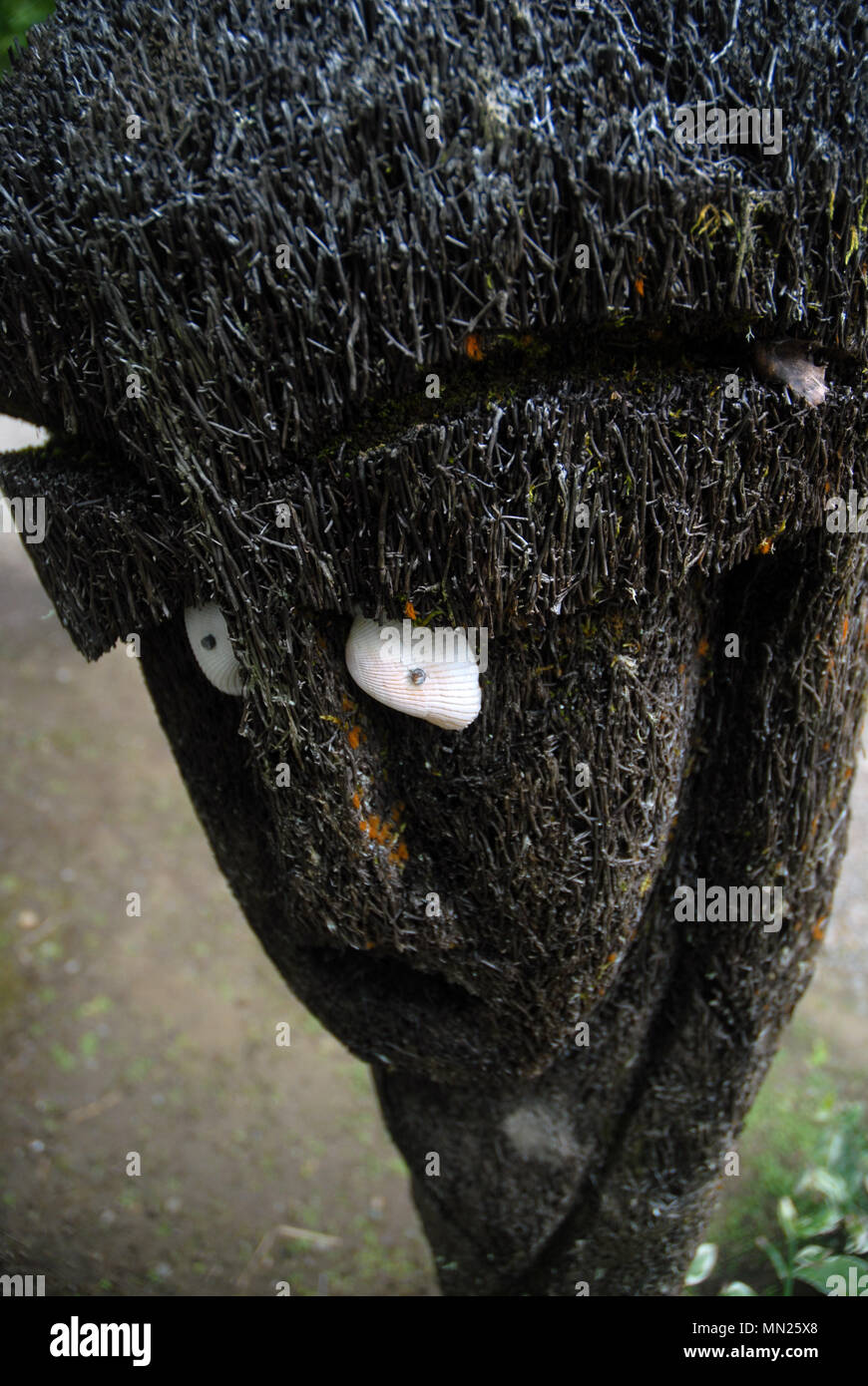 Tiki tree head, Pacific Harbour, Fiji Stock Photo - Alamy