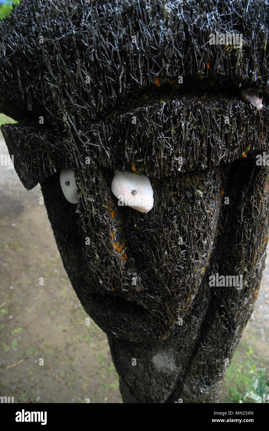 Tiki tree head, Pacific Harbour, Fiji Stock Photo - Alamy
