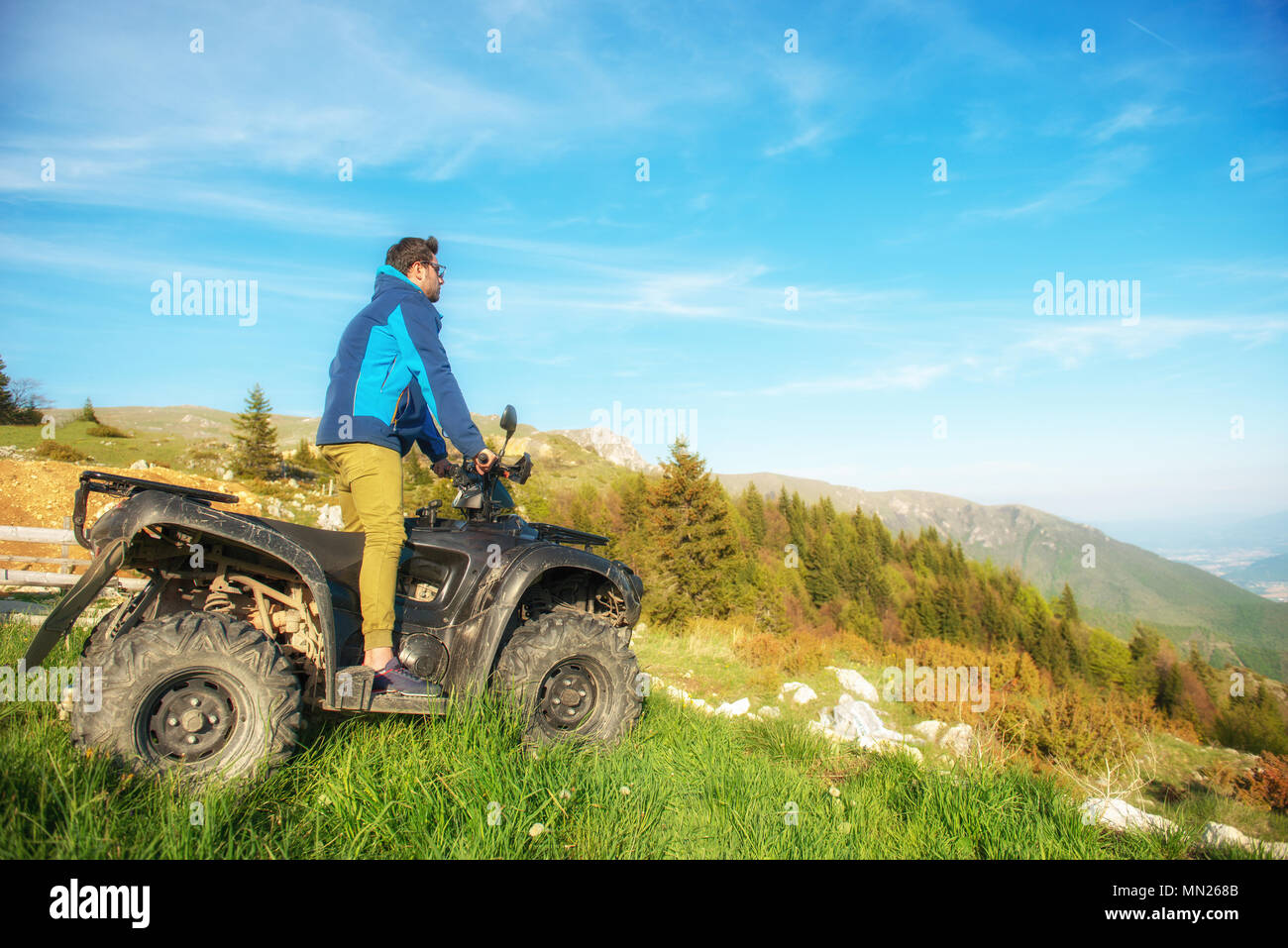 Quad bike trail hi-res stock photography and images - Alamy