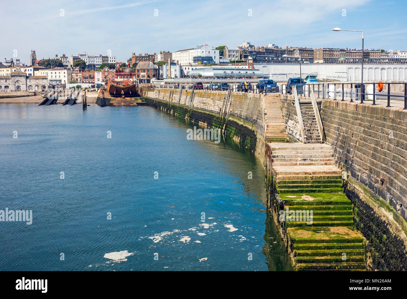 Ramsgate Harbour Arm,Seafront,Ramsgate,Kent,England Stock Photo - Alamy