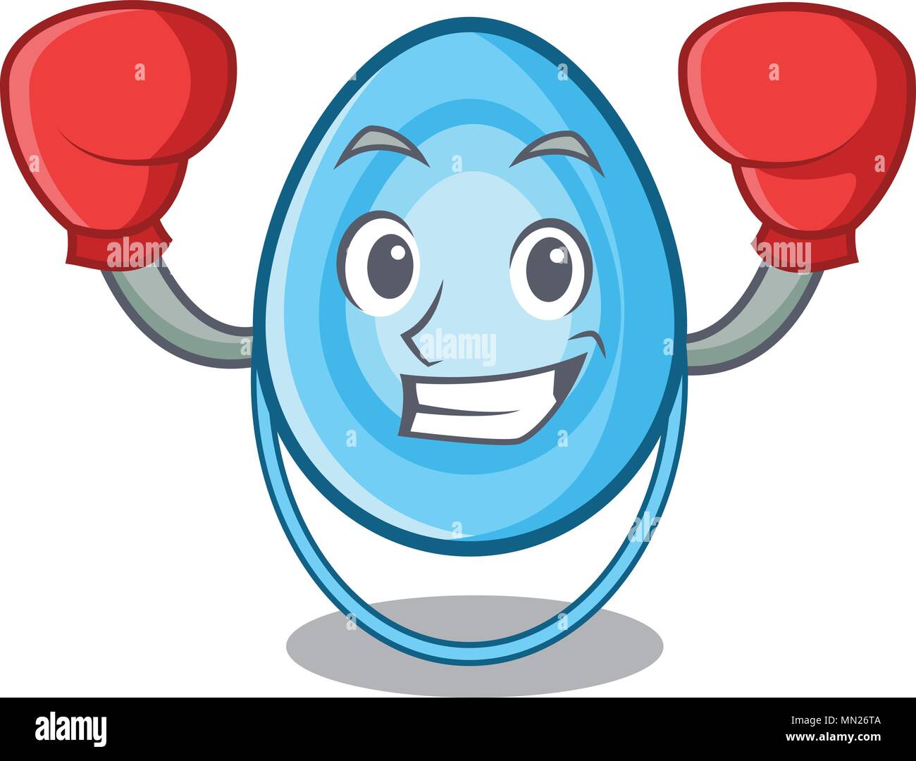 Boxing oxygen mask character cartoon Stock Vector Image & Art - Alamy