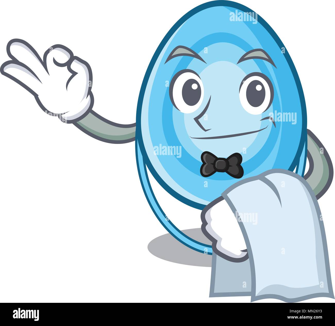 Waitress restaurant mask Stock Vector Images - Alamy