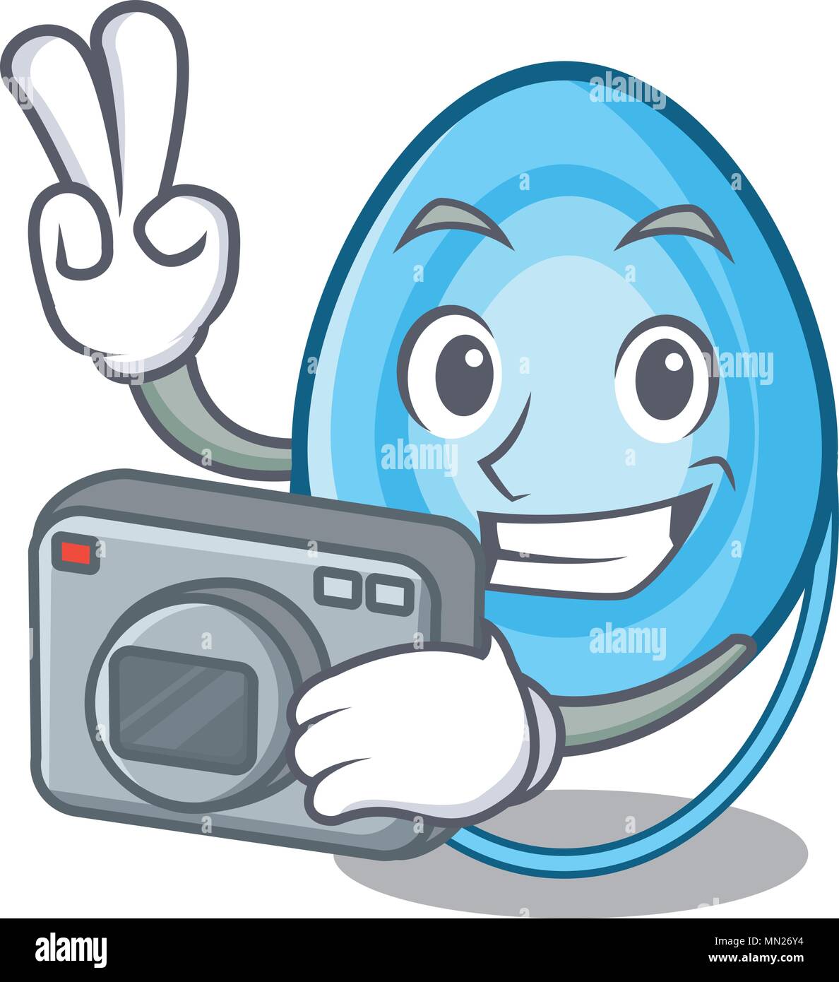 Photographer oxygen mask mascot cartoon Stock Vector Image & Art - Alamy