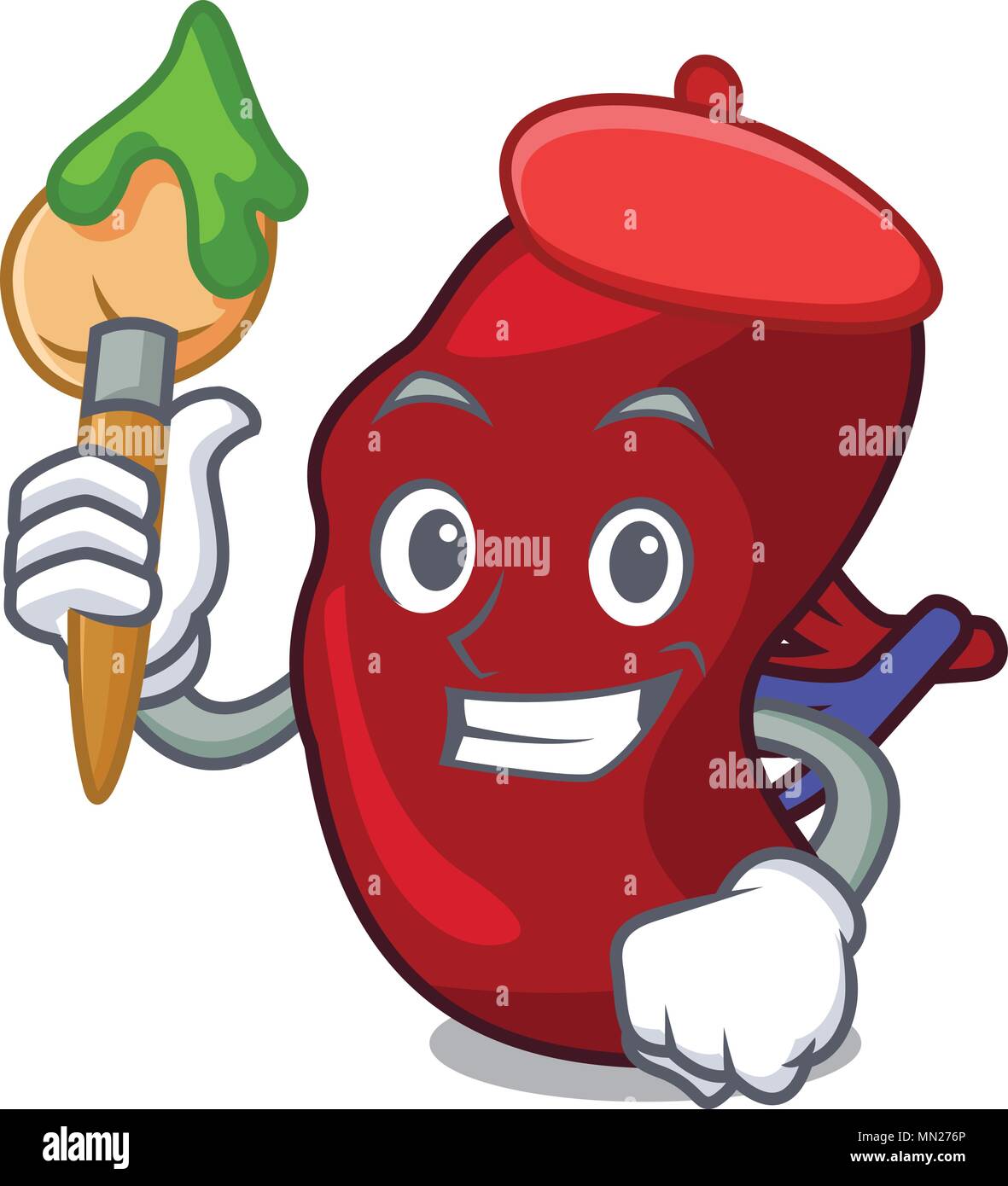 Artist spleen character cartoon style Stock Vector Image & Art - Alamy