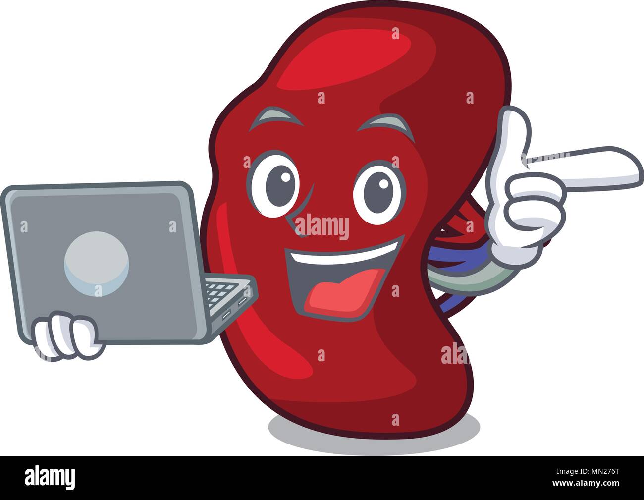 Cute human spleen cartoon Stock Vector Images - Alamy