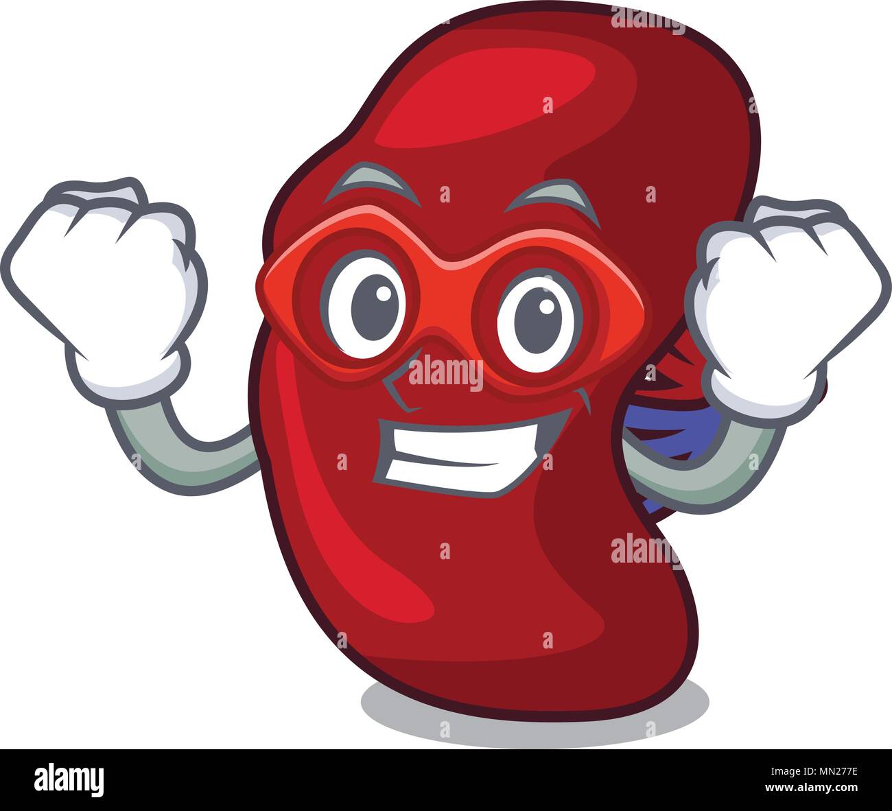 Super hero spleen character cartoon style Stock Vector Image & Art - Alamy