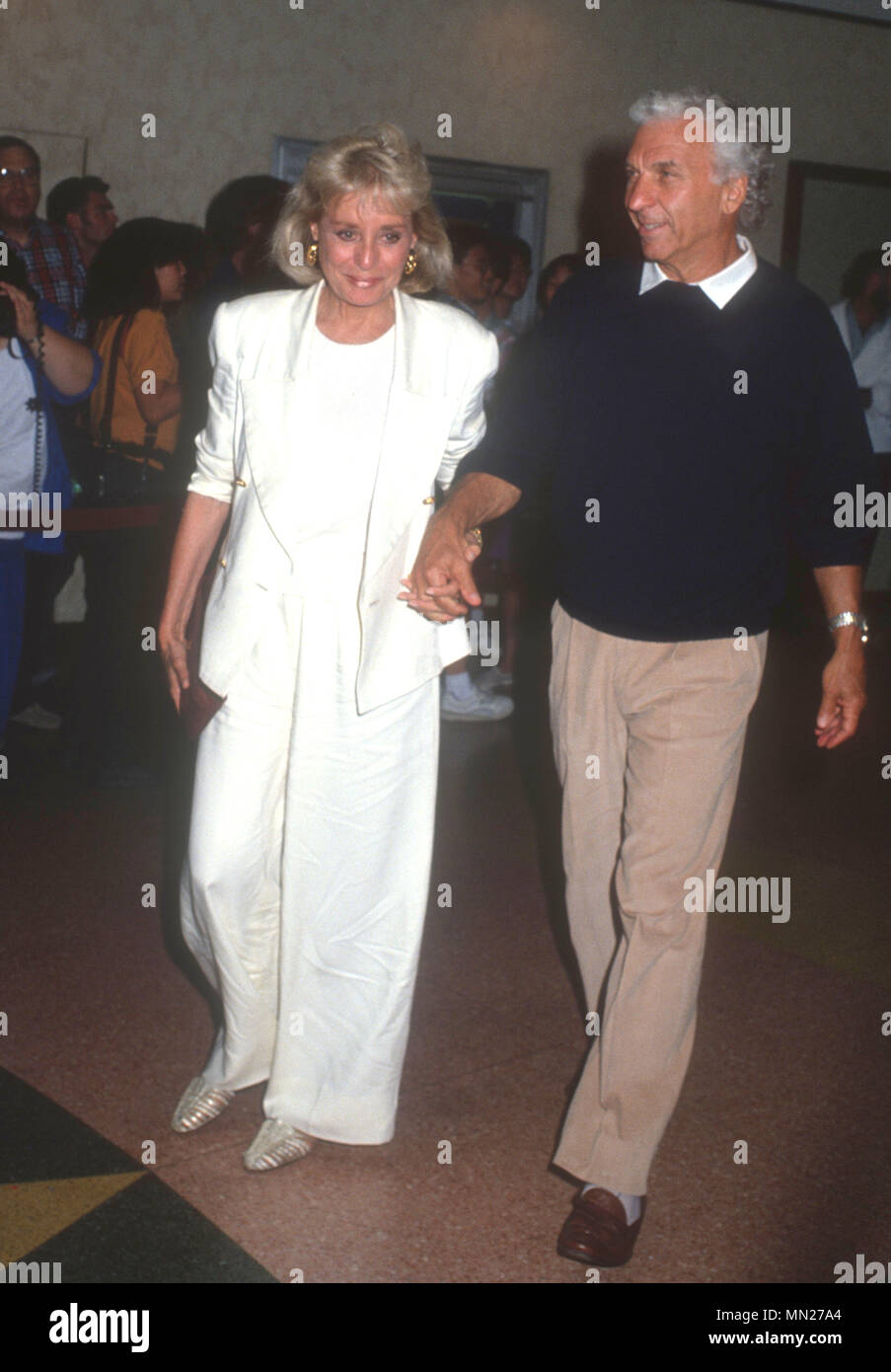 WESTWOOD, CA - JULY 25: (L-R) TV Journalist Barbara Walters and ...