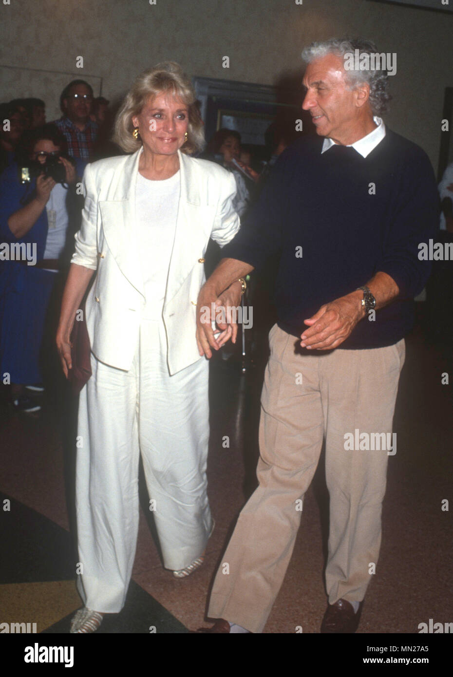 WESTWOOD, CA - JULY 25: (L-R) TV Journalist Barbara Walters and ...