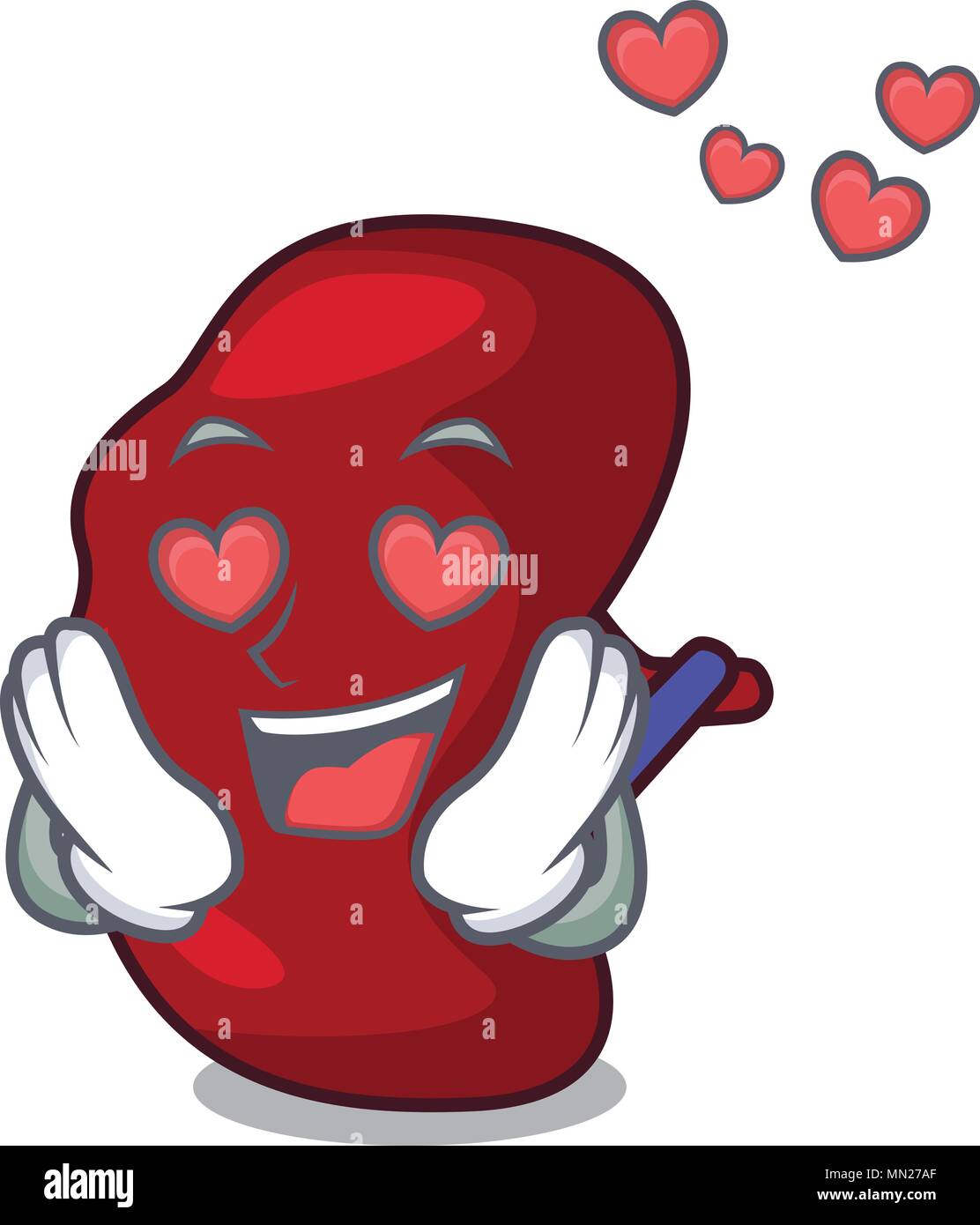In love spleen mascot cartoon style Stock Vector Image & Art - Alamy