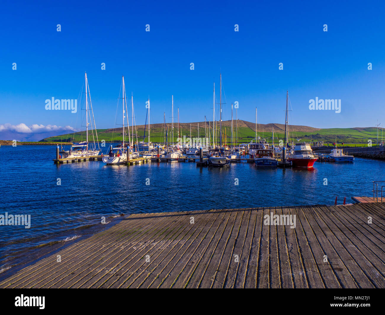 Boats in the harbor of Dingle Ireland Stock Photo - Alamy