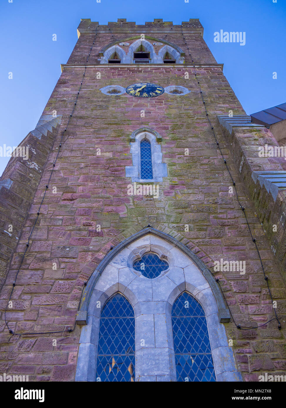 Church in the village of Dingle Stock Photo - Alamy