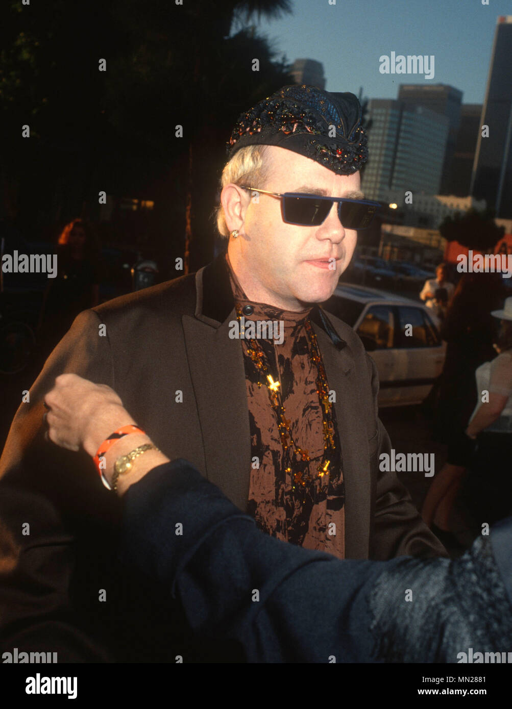 LOS ANGELES, CA - JULY 26: Singer Elton John attends Was (Not Was) Band ...