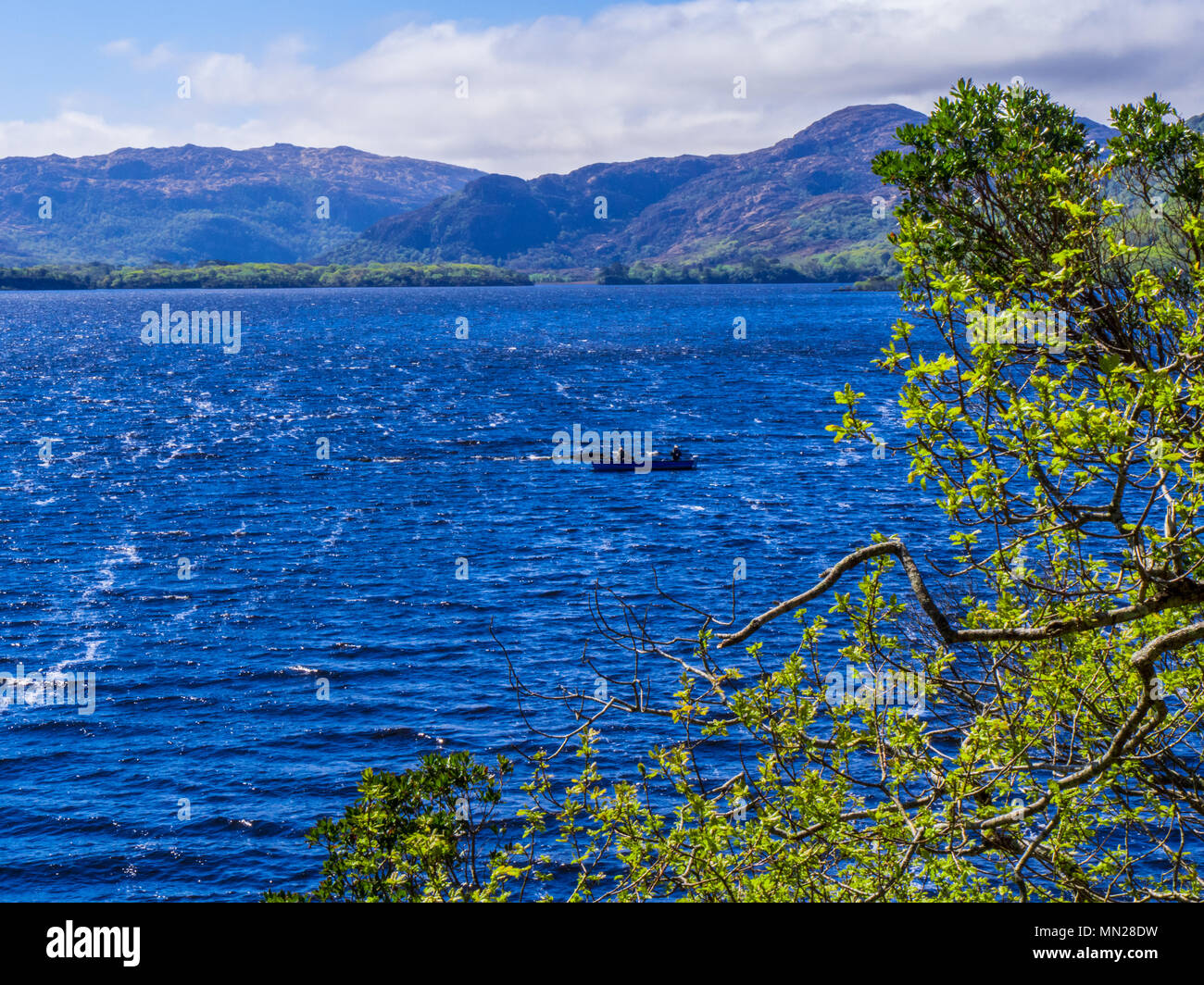 Amazing deep blue lake at Killarney National Park - an idyllic romantic ...