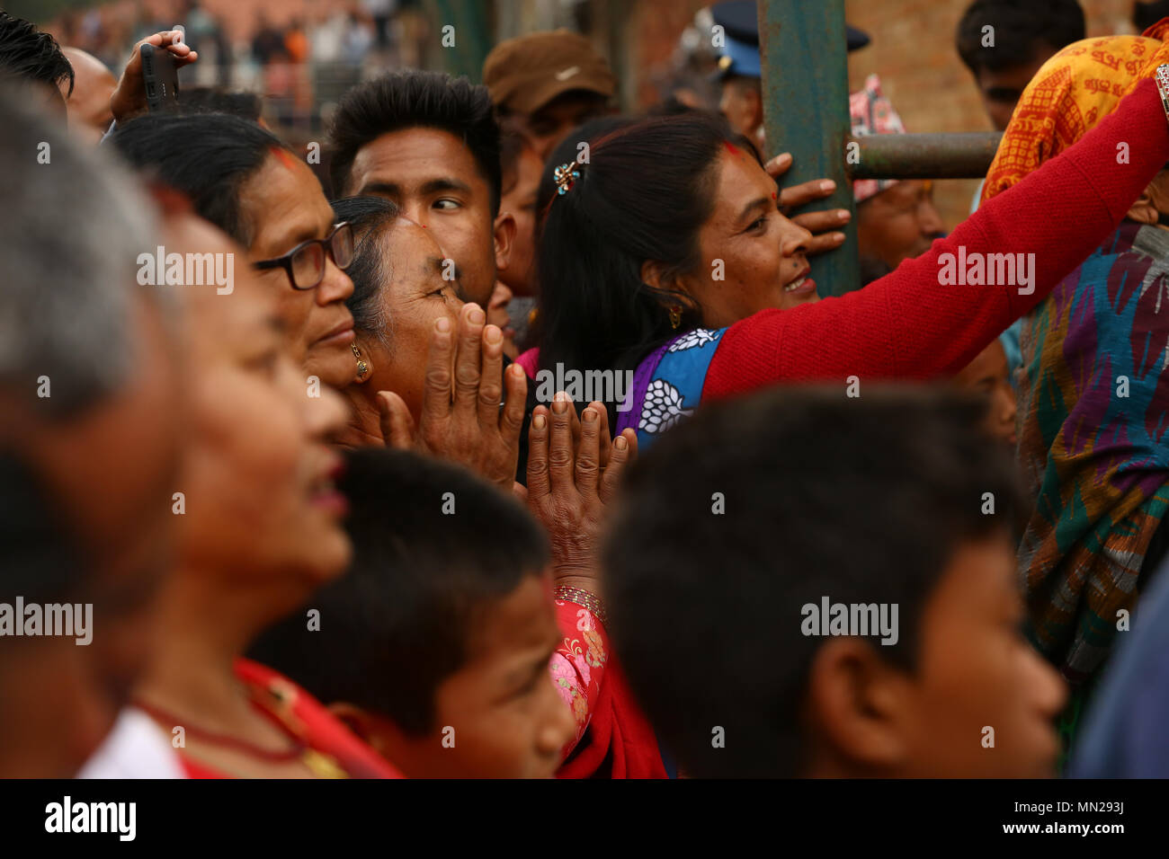 Nepal. 13th May, 2018. Nepalese observe Bhoto Jatra (vest festival ...
