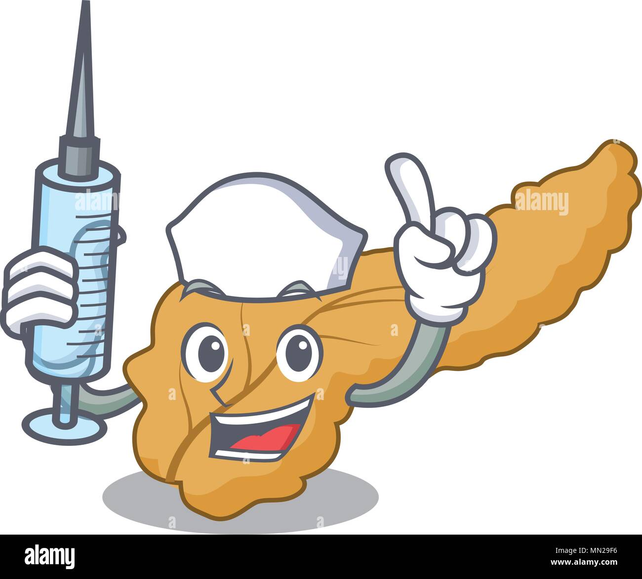 Nurse pancreas character cartoon style Stock Vector Image & Art - Alamy