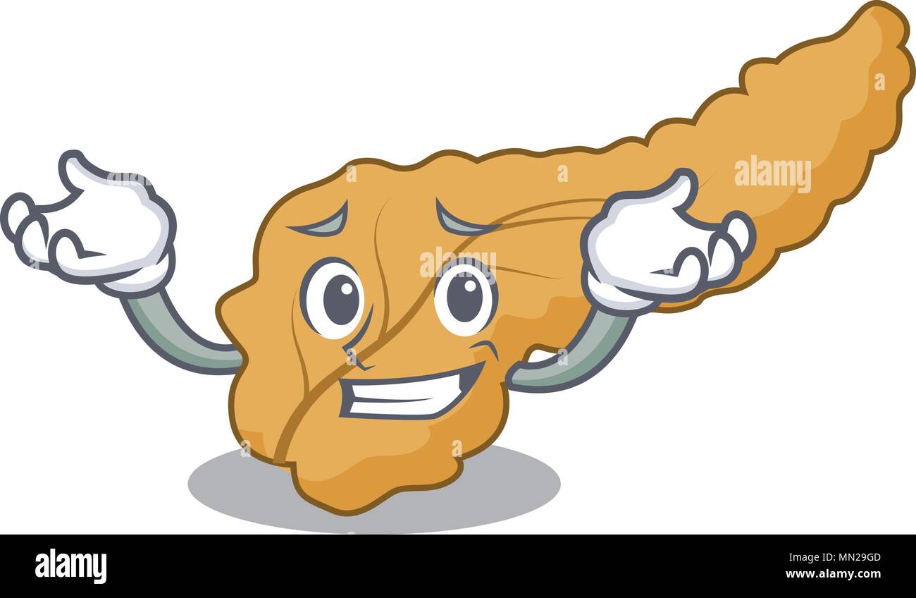 Grinning pancreas character cartoon style Stock Vector Image & Art - Alamy