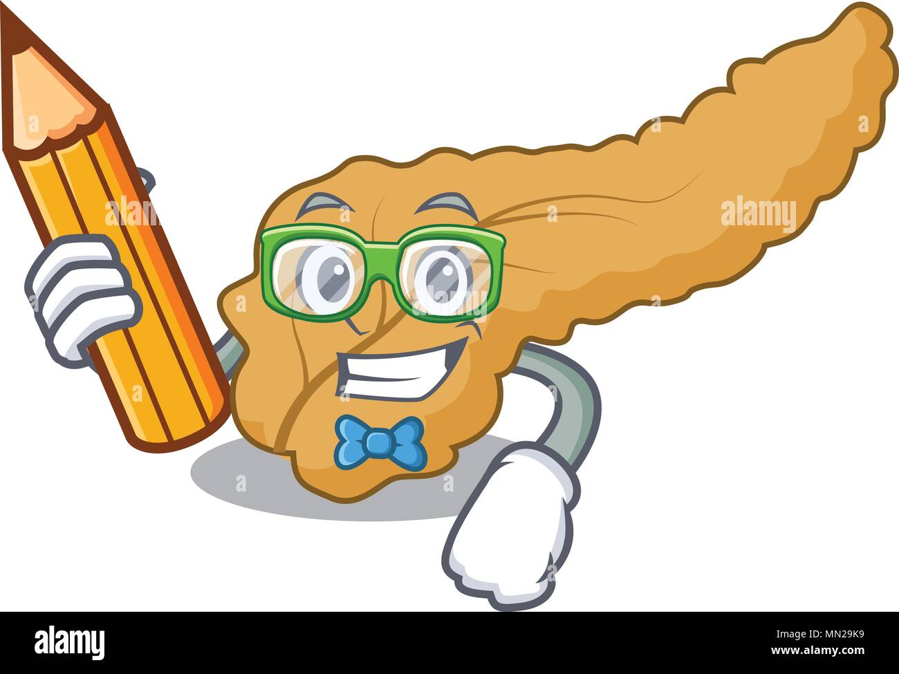 Student pancreas character cartoon style Stock Vector Image & Art - Alamy
