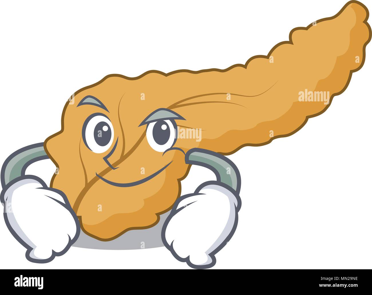 Smirking pancreas character cartoon style Stock Vector Image & Art - Alamy