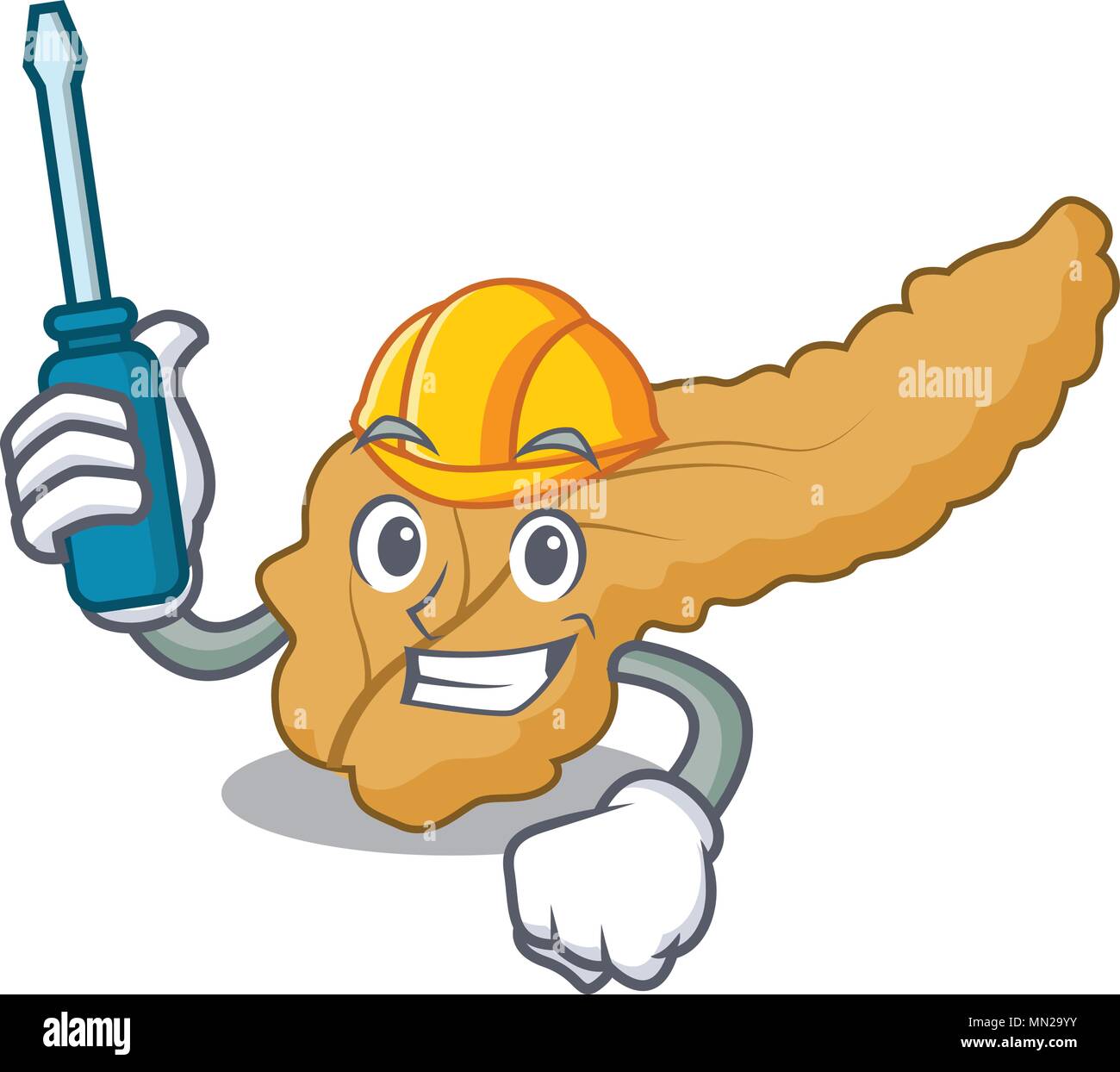 Automotive pancreas mascot cartoon style Stock Vector Image & Art - Alamy