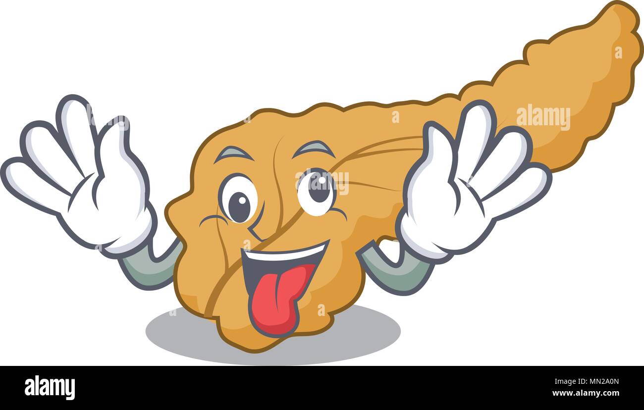 Crazy pancreas mascot cartoon style Stock Vector Image & Art - Alamy