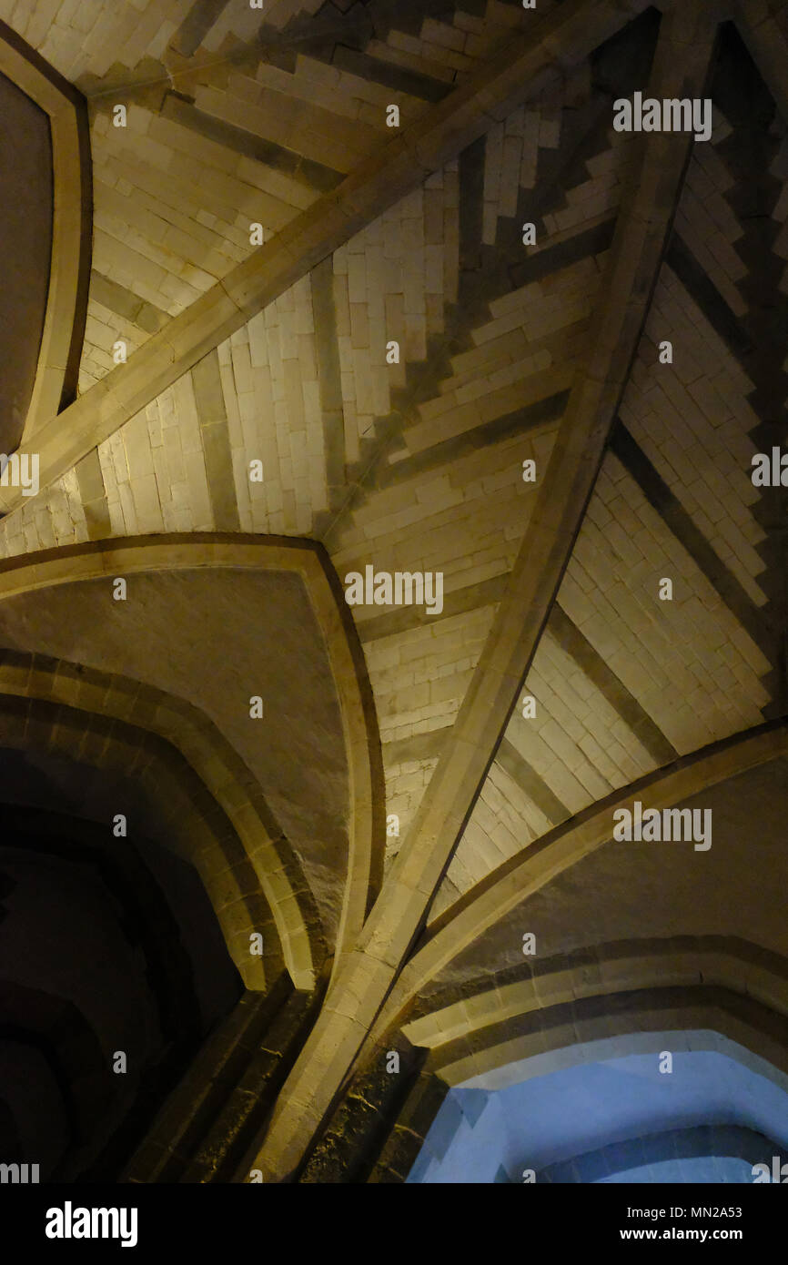 The Tower of London - Vaulted ceiling inside the Medieval Palace Stock ...