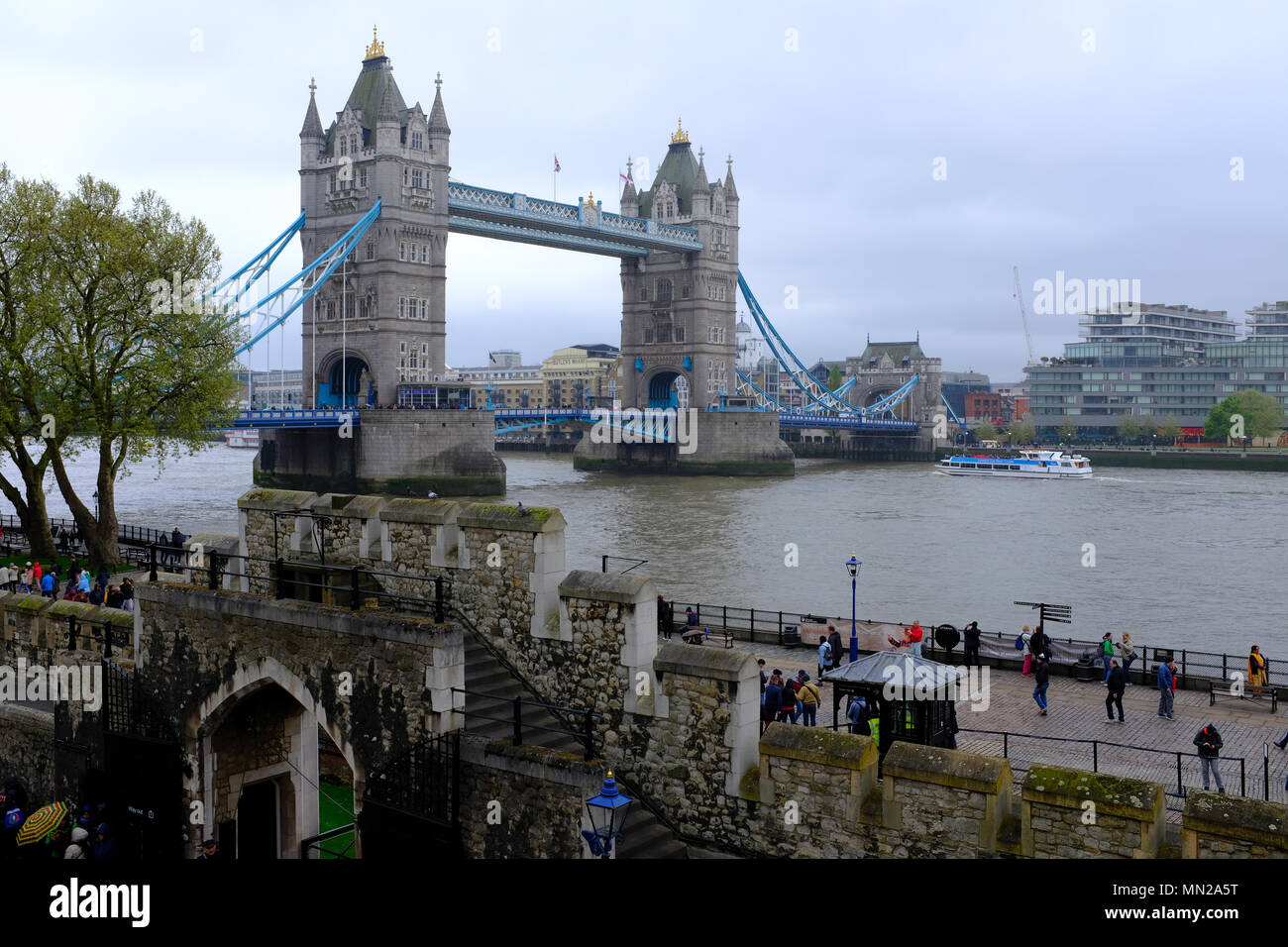 View of Tower Bridge from The Tower of London UK Stock Photo - Alamy