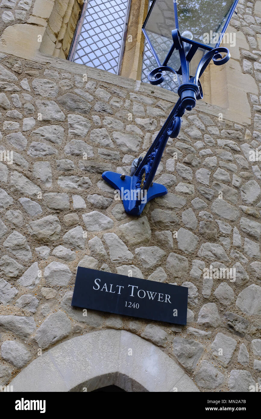 Salt Tower at The Tower of London UK Stock Photo - Alamy