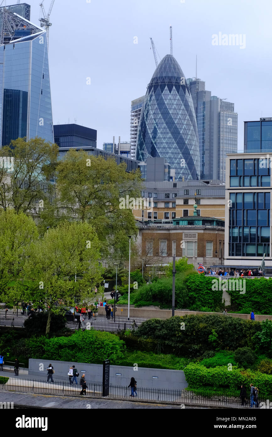 Views from the gherkin hi-res stock photography and images - Alamy