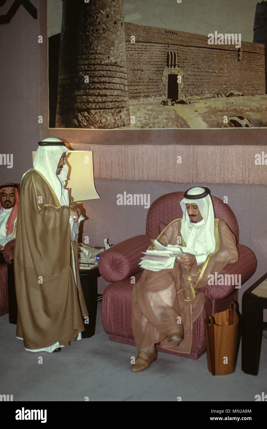 Ruler of Saudi Arabia King Salman, whilst still Governor or Riyadh ...