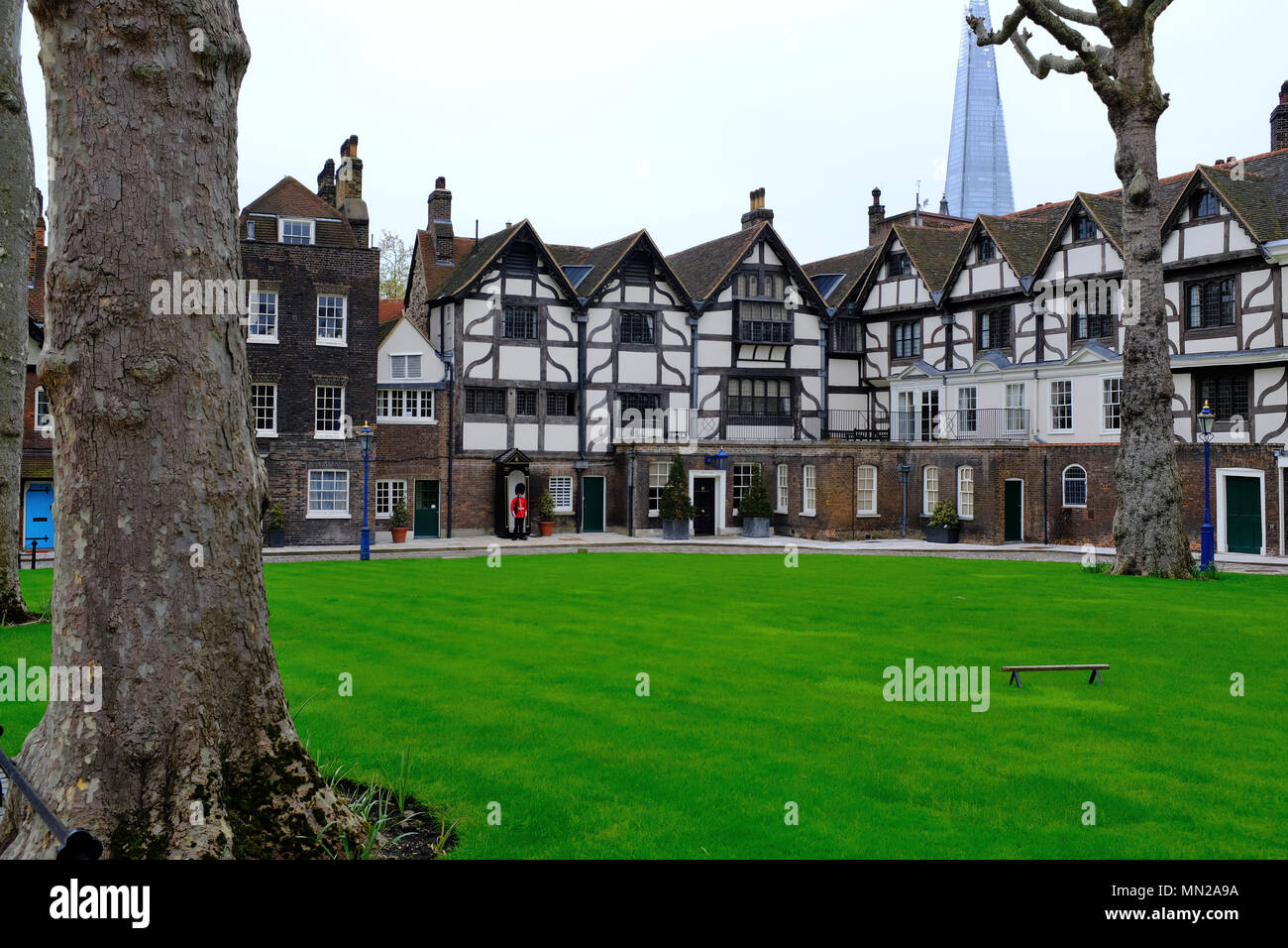 The Queens house at The Tower of London UK Stock Photo - Alamy