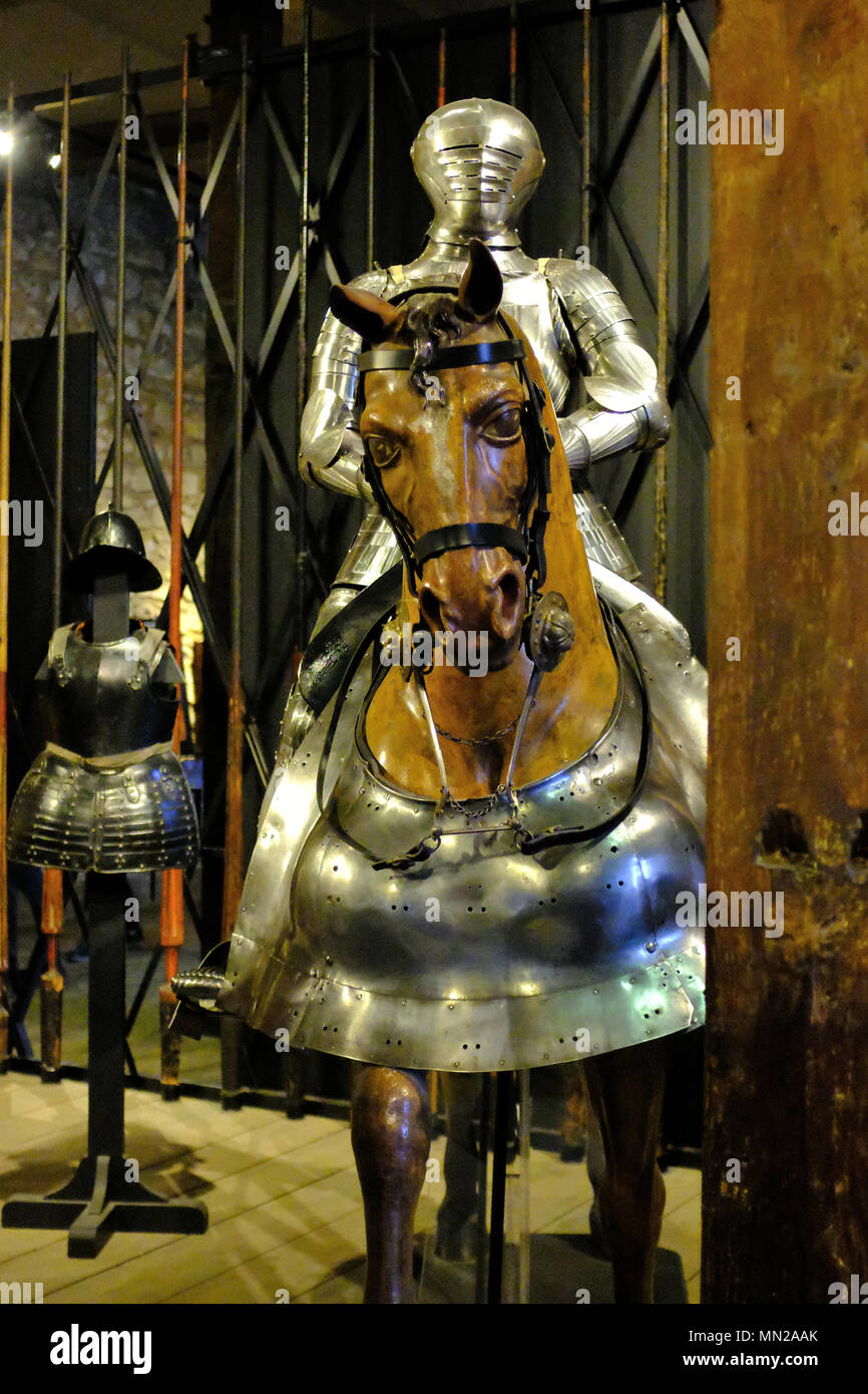 The Armoury at The Tower of London UK Stock Photo - Alamy