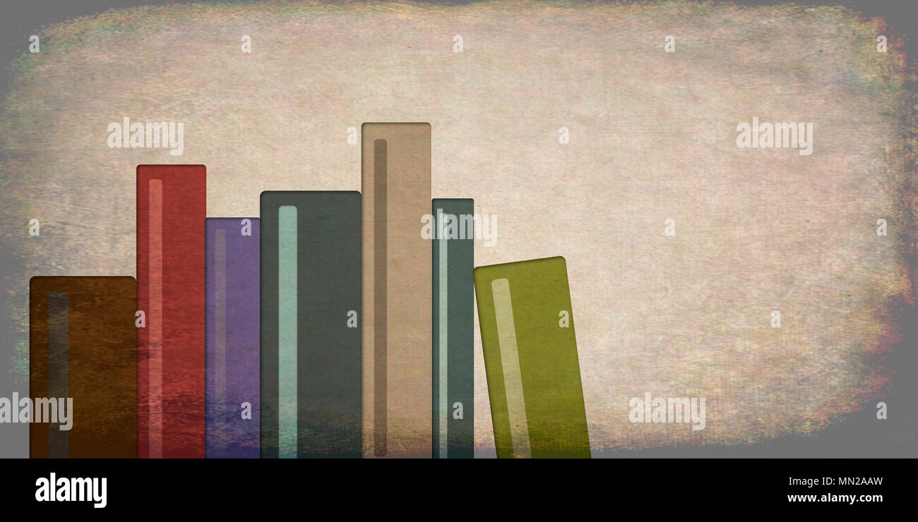 set of lined up books spine - reading and culture concept Stock Photo ...