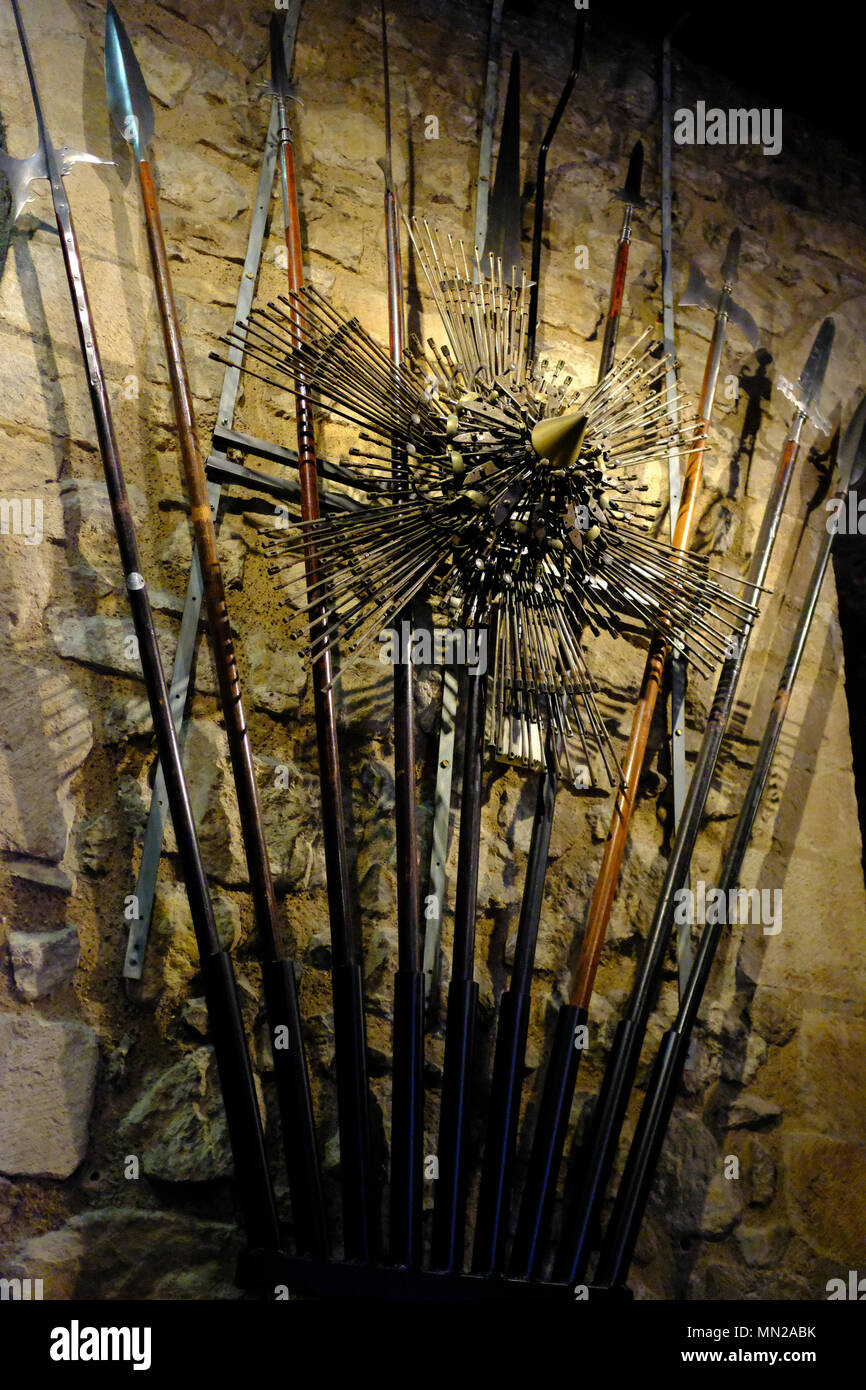 Display in Armoury at The Tower of London UK Stock Photo - Alamy