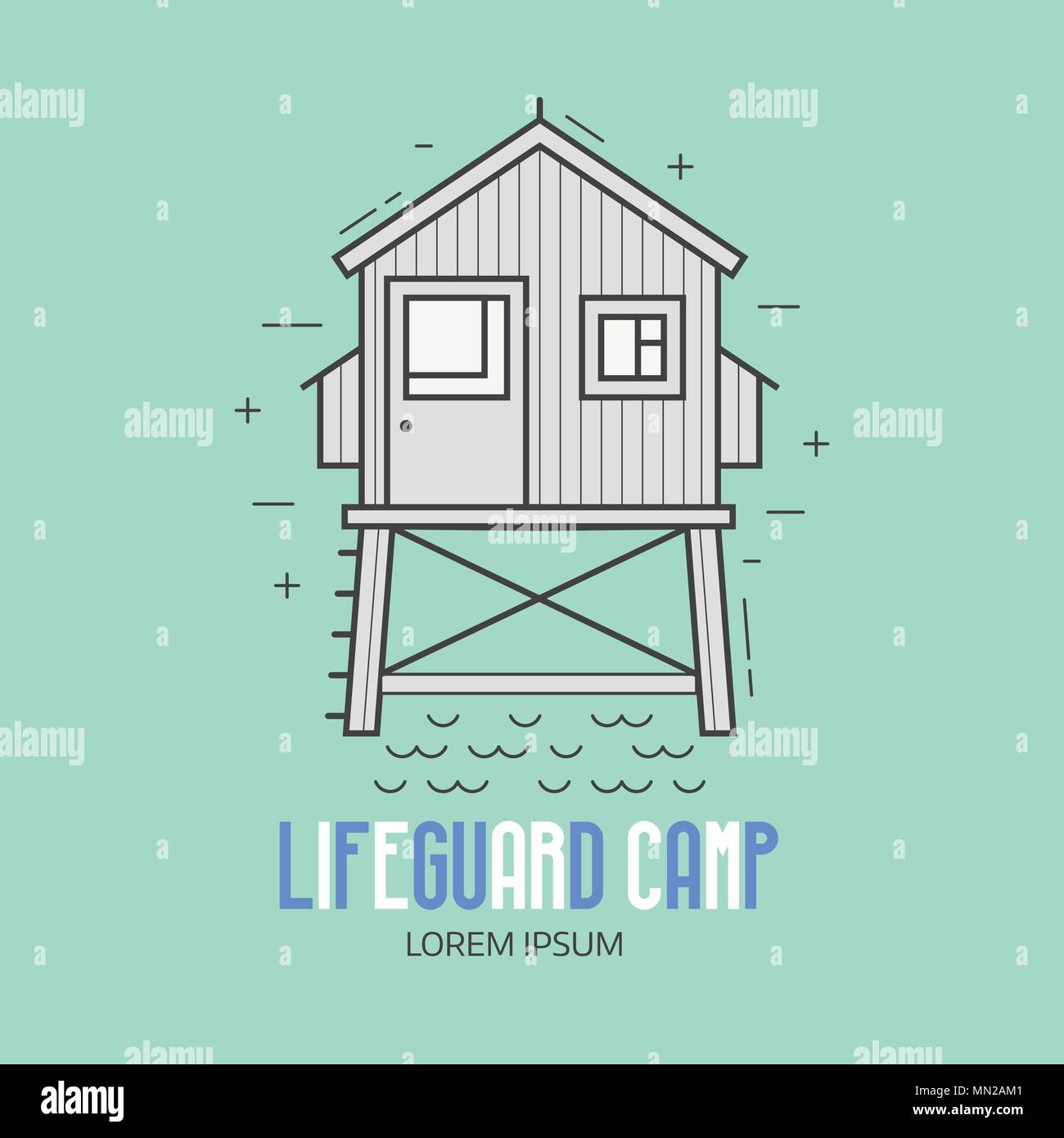 Camp watch tower hi-res stock photography and images - Alamy