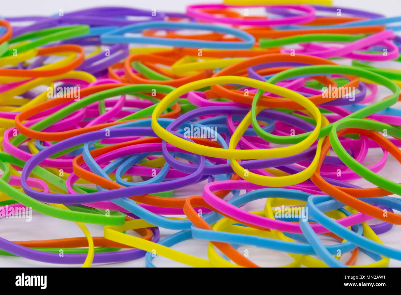 Neon rubber bands hi-res stock photography and images - Alamy