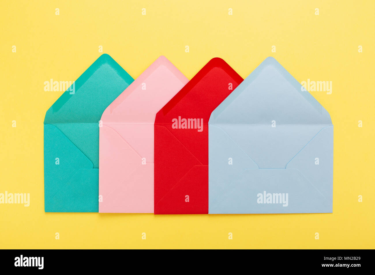 Colorful envelopes hi-res stock photography and images - Alamy