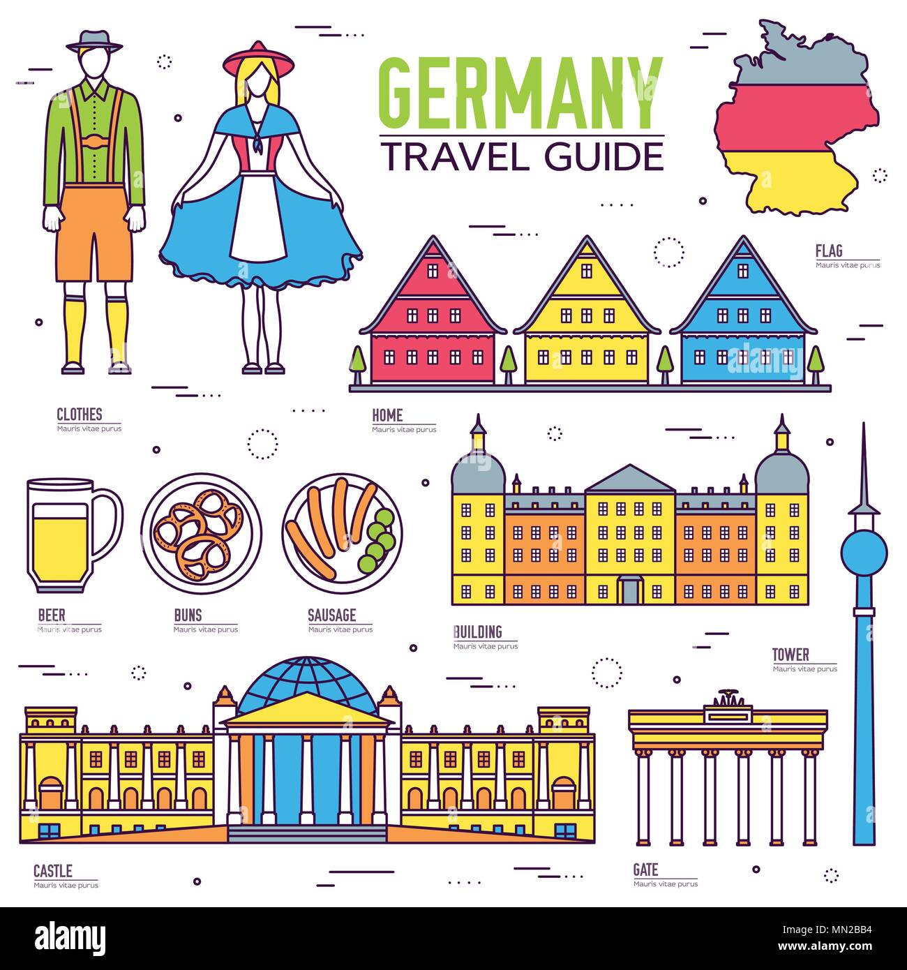 Country Germany travel vacation guide of goods, places and features ...