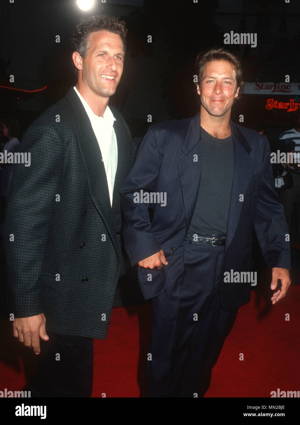 HOLLYWOOD, CA - AUGUST 06: (L-R) Actors Rick Rossovich and Scott Plank ...