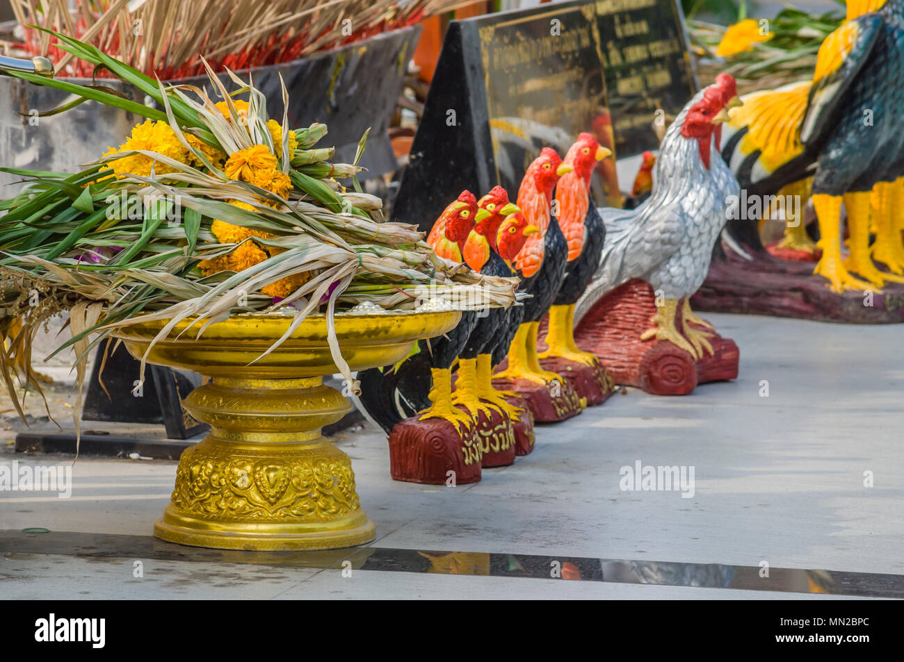 Buddhist ceremony buddhist offerings hi-res stock photography and ...